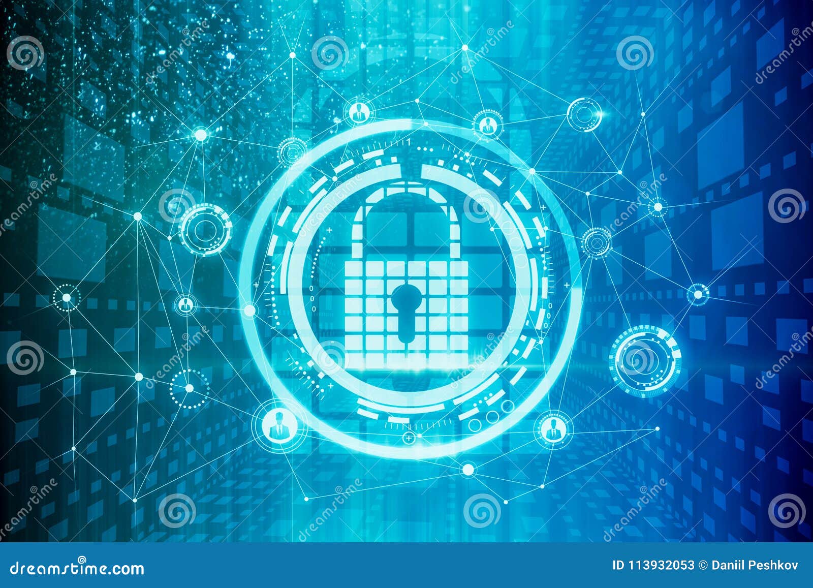 Abstract padlock backdrop stock illustration. Illustration of guard ...