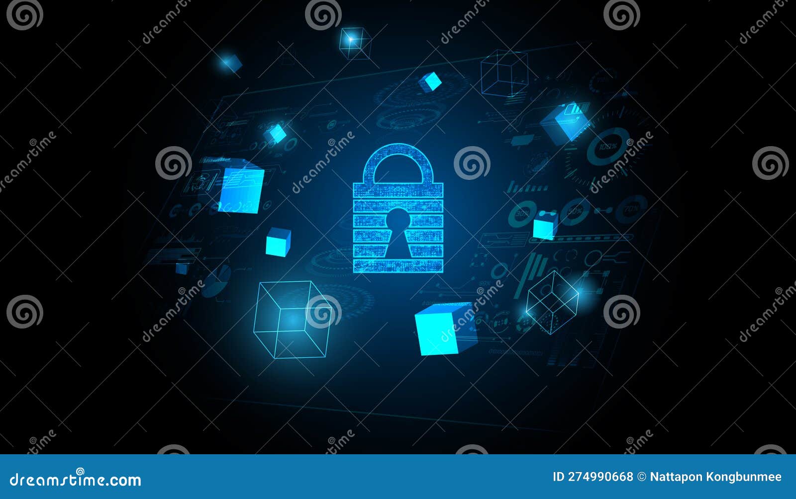 Abstract Padlock Digital Circuit Board And Icons Concept Cyber Theft ... Abstract Padlock Digital Circuit Board And Icons Concept Cyber Theft ...