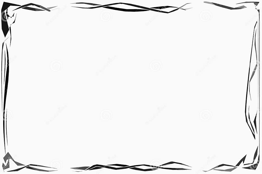 Abstract Page Border stock illustration. Illustration of black - 90582231