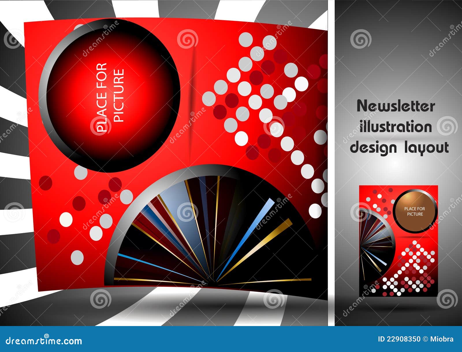 Abstract page layout stock vector. Illustration of brochure - 22908350