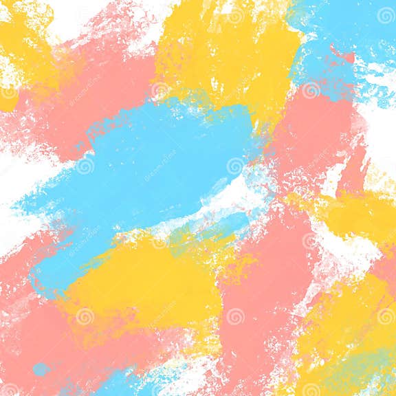 Abstract Paint Lines and Blobs on a White Background Stock Illustration ...