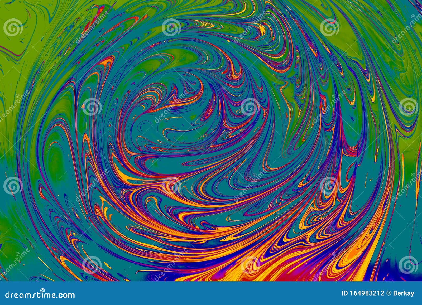 Abstract Paint Patterns on Colorful Background Stock Illustration ...