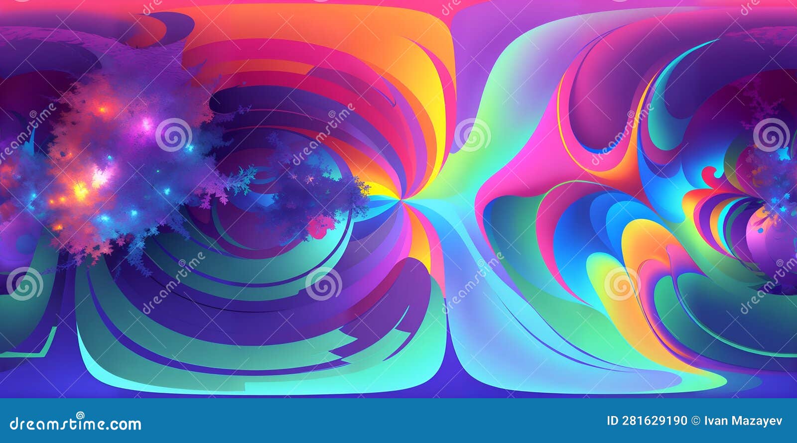 Abstract Paint Splash Background 360 Degree Hdri Panorama Stock ...