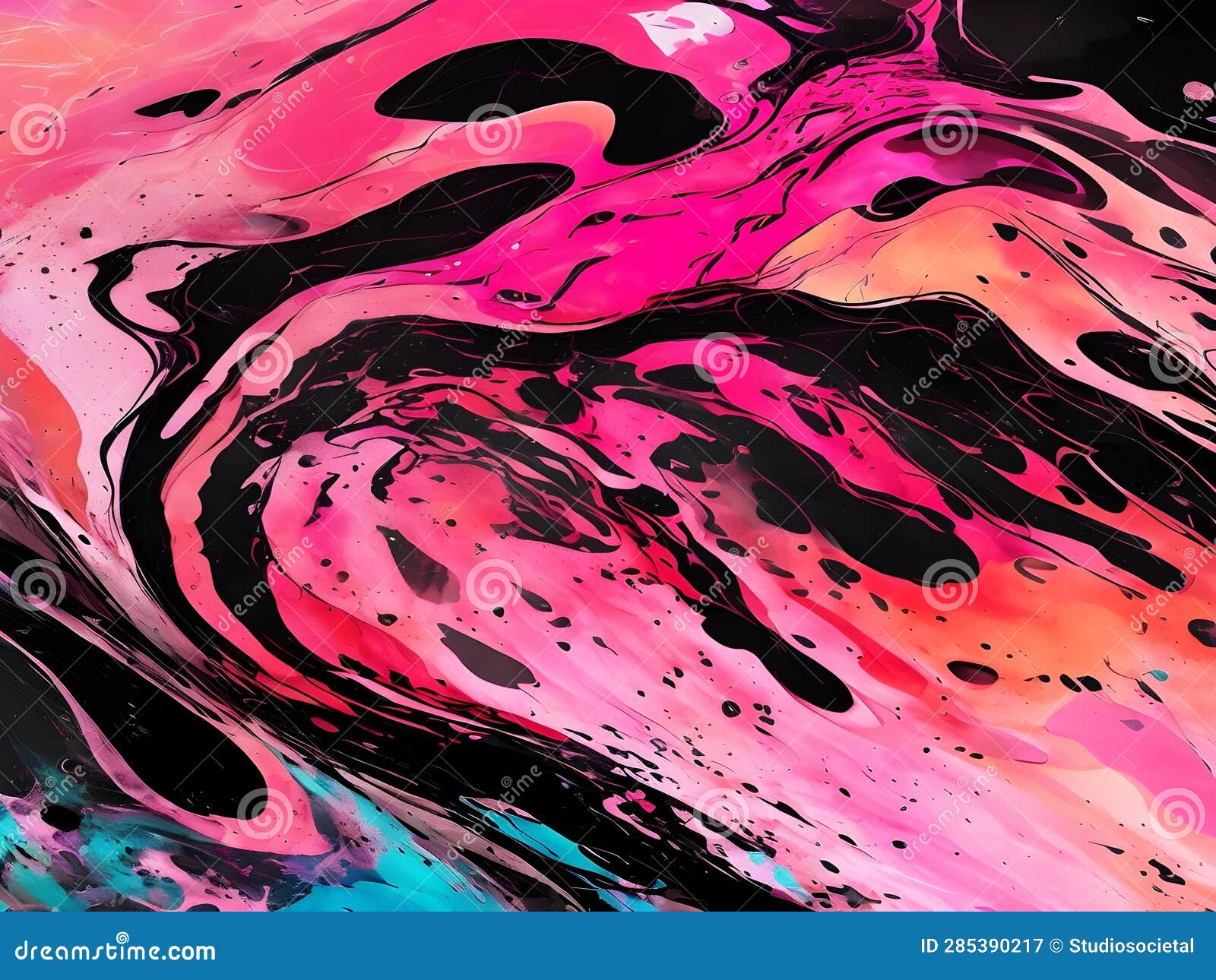 Abstract Paint Splash Background Pink Splatter Stock Illustration ...