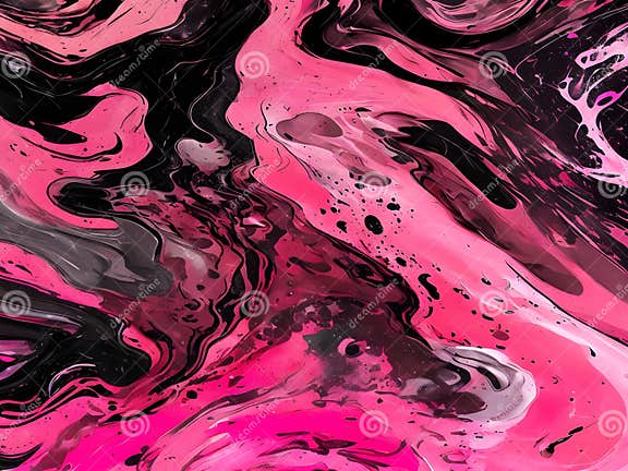 Abstract Paint Splash Background Pink Splatter Stock Illustration ...