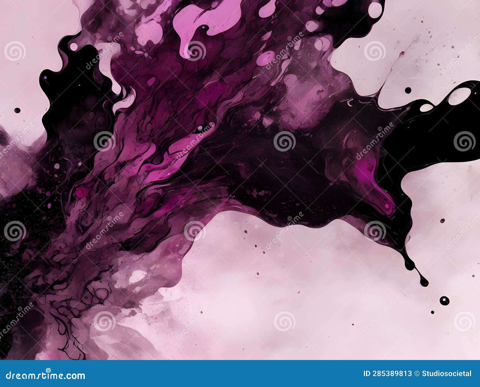 Abstract Paint Splash Background Purple Splatter Stock Illustration ...