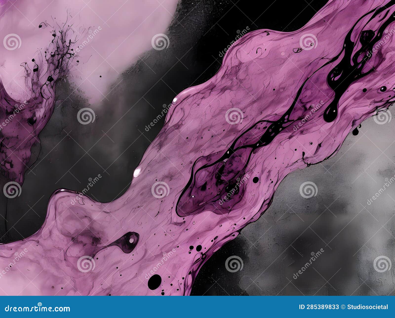 Abstract Paint Splash Background Purple Splatter Stock Illustration ...