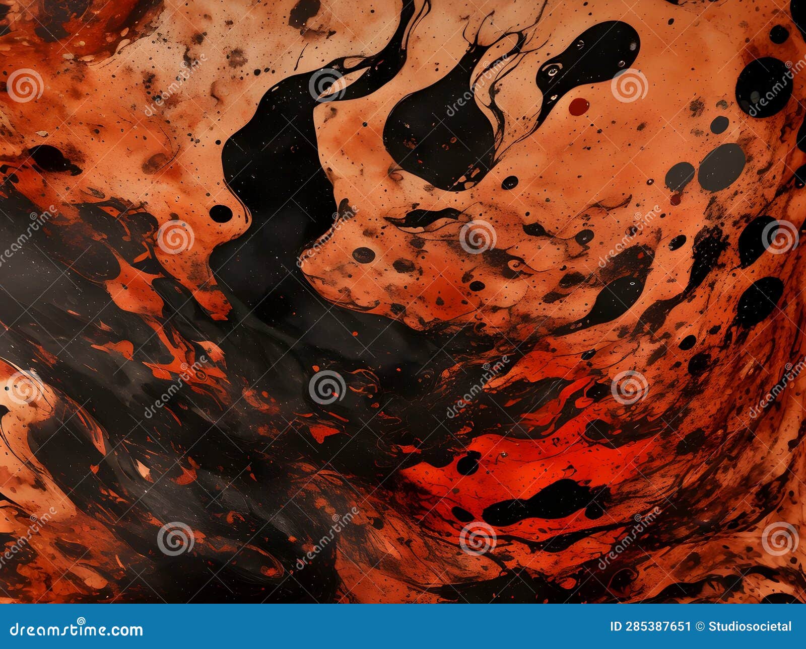 Abstract Paint Splash Background Red Orange Splatter Stock Illustration ...