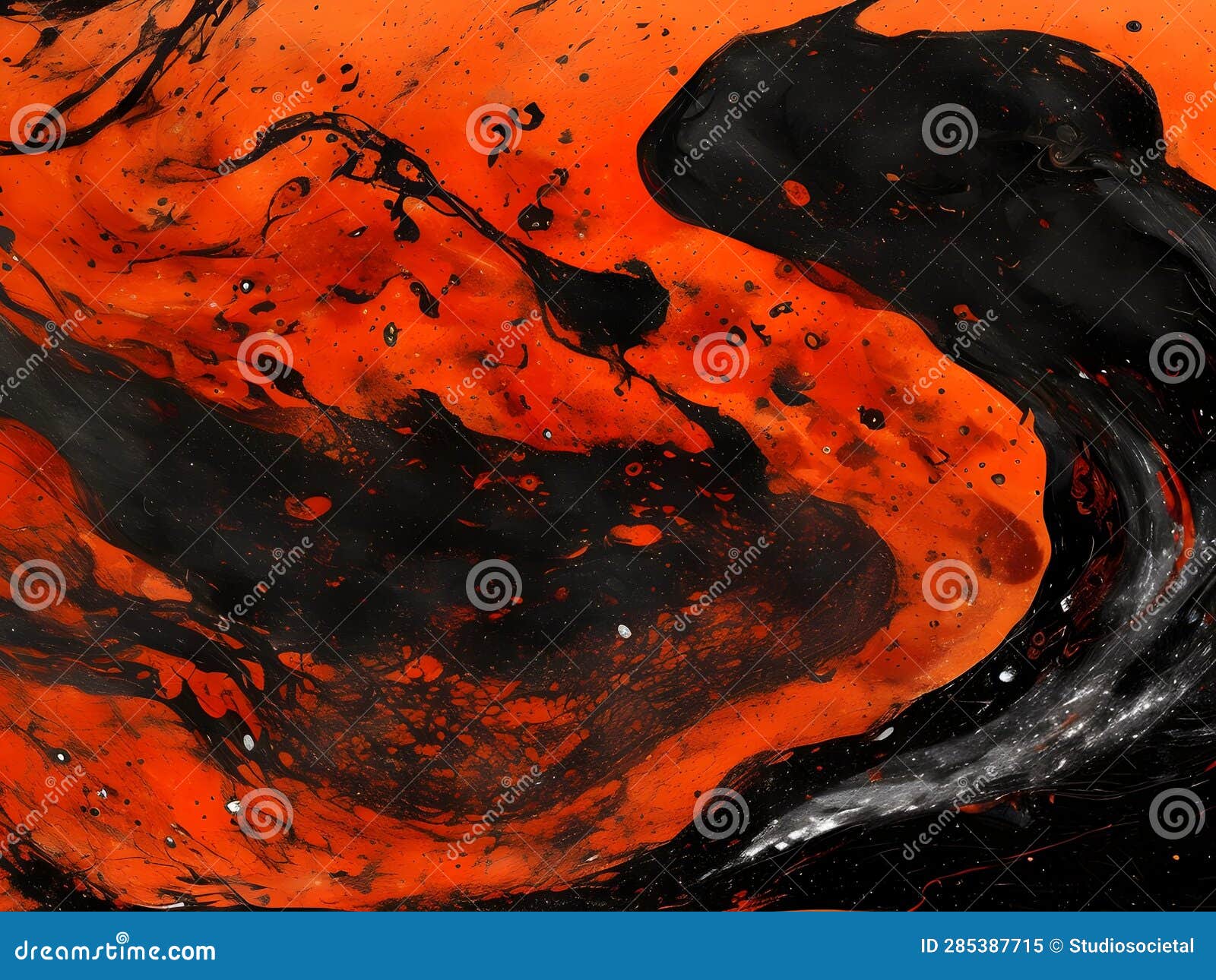 Abstract Paint Splash Background Red Orange Splatter Stock Illustration ...