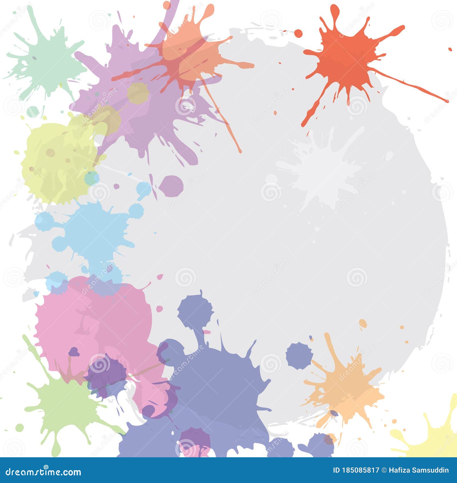 Abstract Paint Splash Background. Vector Illustration Decorative Design ...