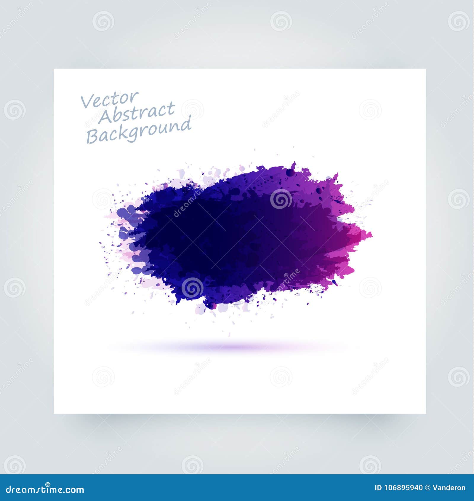 Abstract Paint Splashes Set for Design Use. Splatter Template Set ...