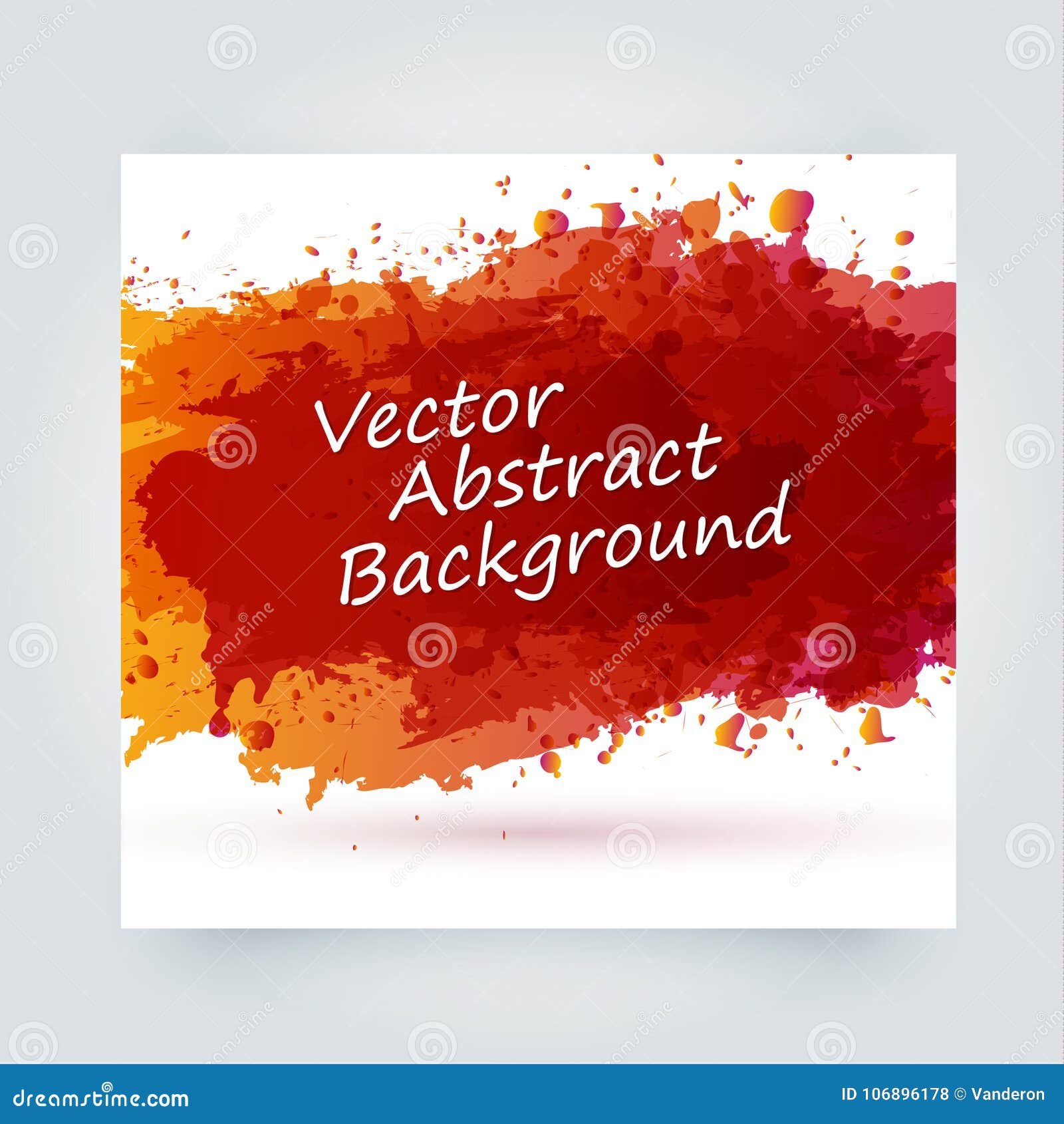 Abstract Paint Splashes Set for Design Use. Splatter Template Set Stock ...