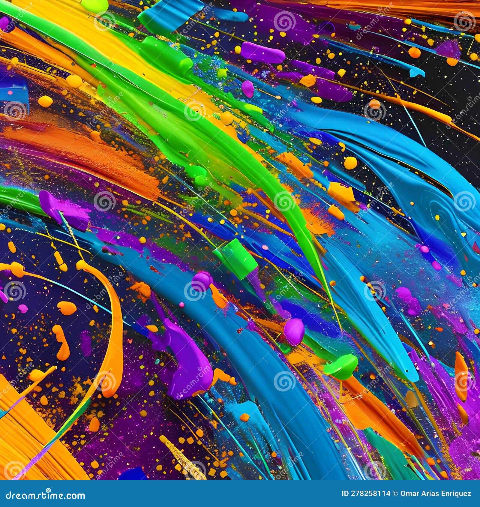 333 Abstract Paint Splashes: a Vibrant and Dynamic Background Featuring ...