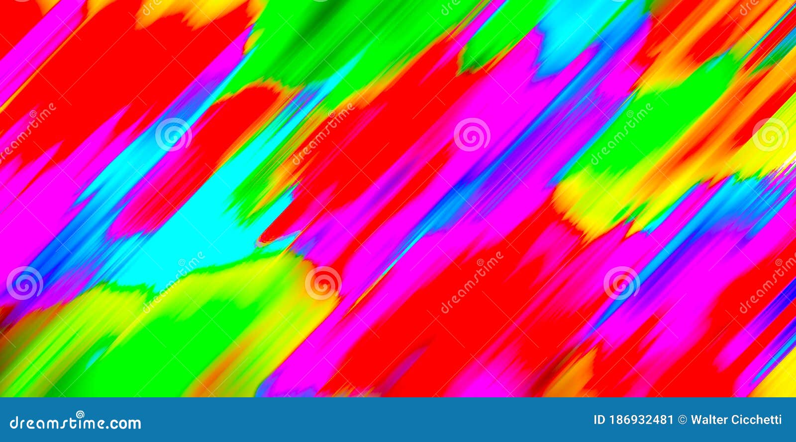Rainbow Abstract Paint Texture Background Design Stock Illustration ...
