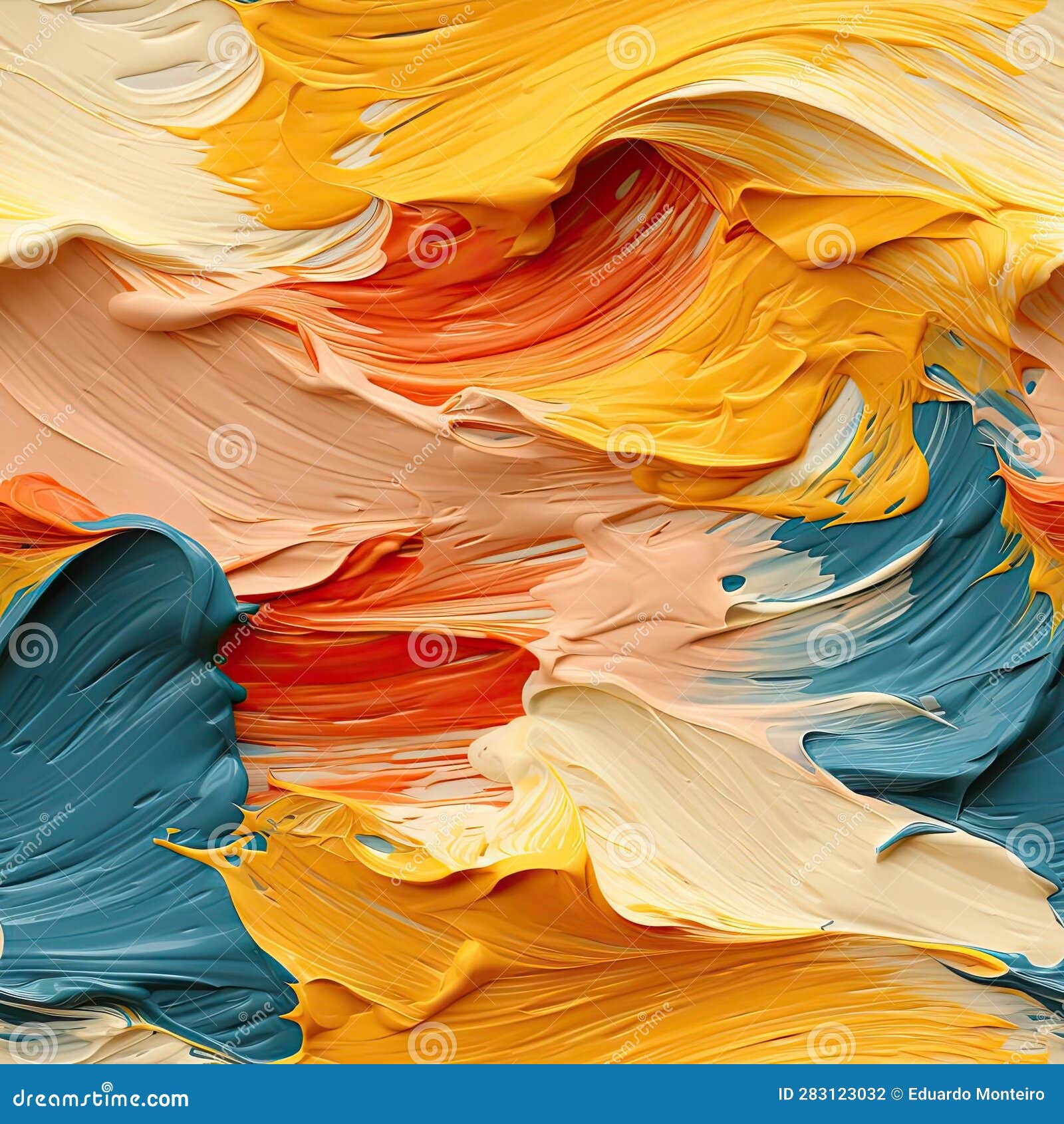 Abstract Paint Texture with Bright and Vibrant Colors (tiled) Stock ...