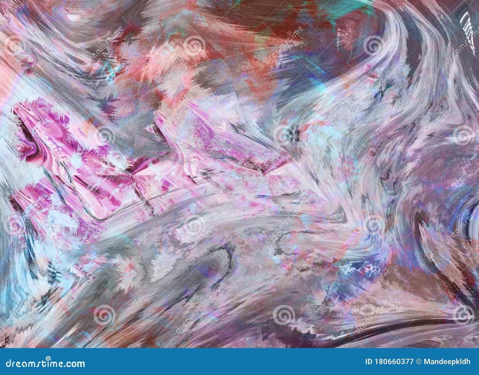 Abstract Paint Texture. Ink Waves Art. Handmade Painted Background. Ink ...