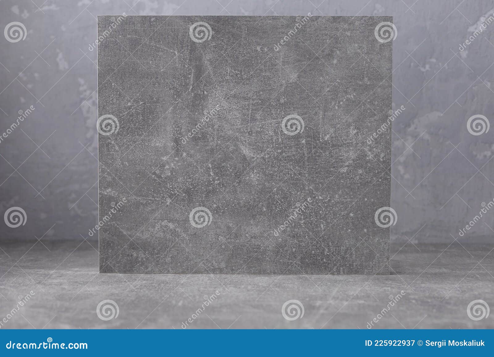 Abstract Painted Background Texture at Grey Table Top. Front View of ...