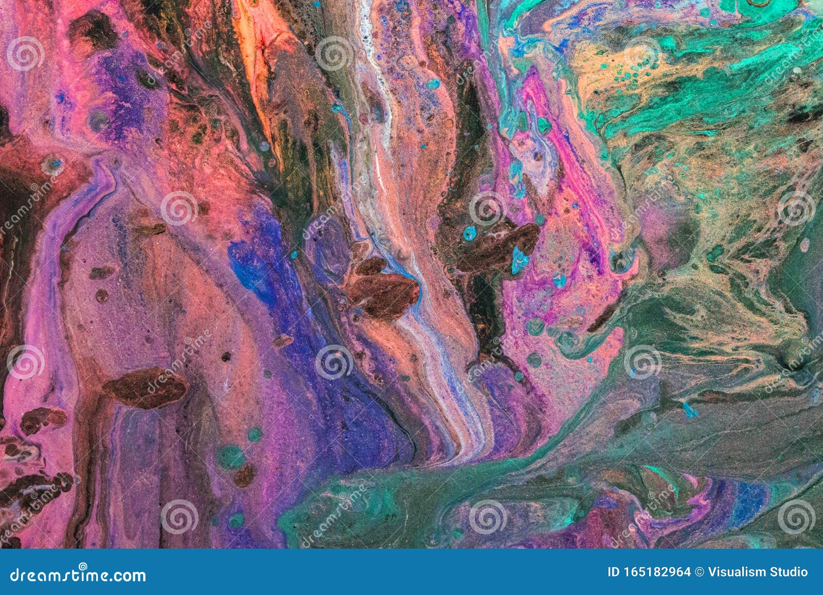 Abstract Painted Oil Texture Full Color and Multicolored. Rainbow ...