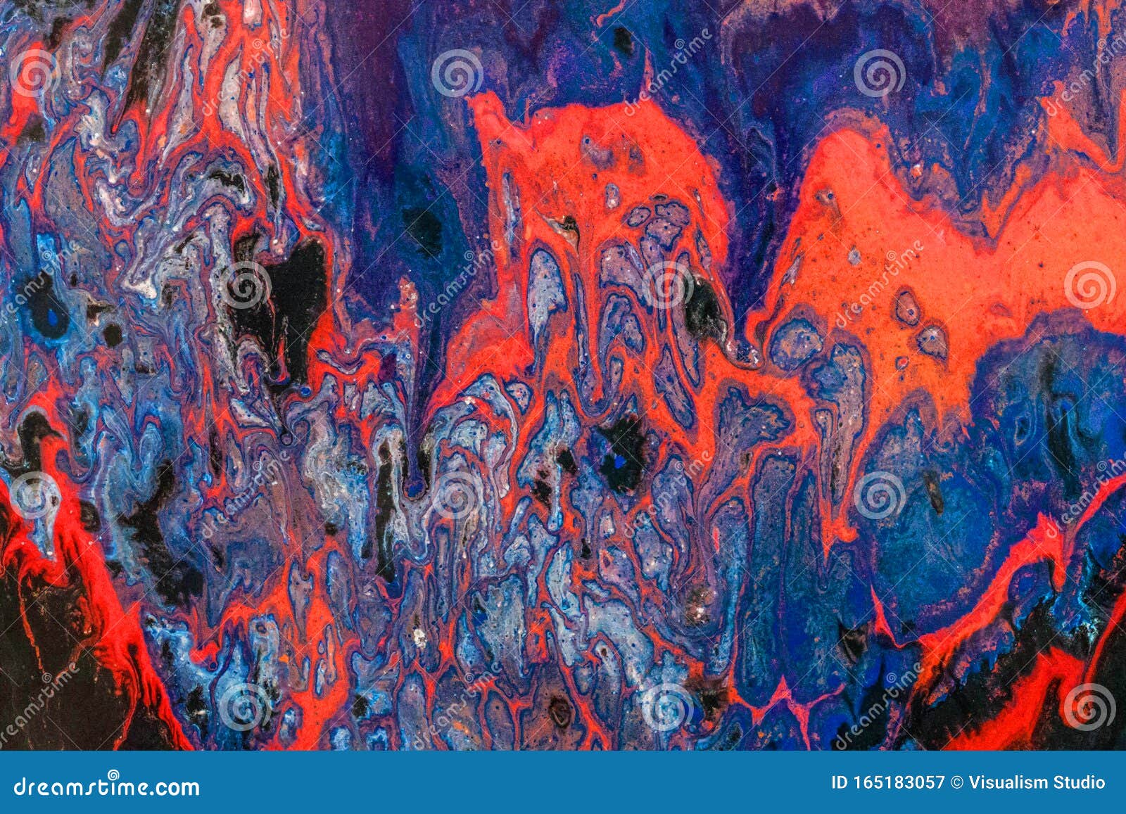 Abstract Painted Oil Texture Full Color and Multicolored. Rainbow ...