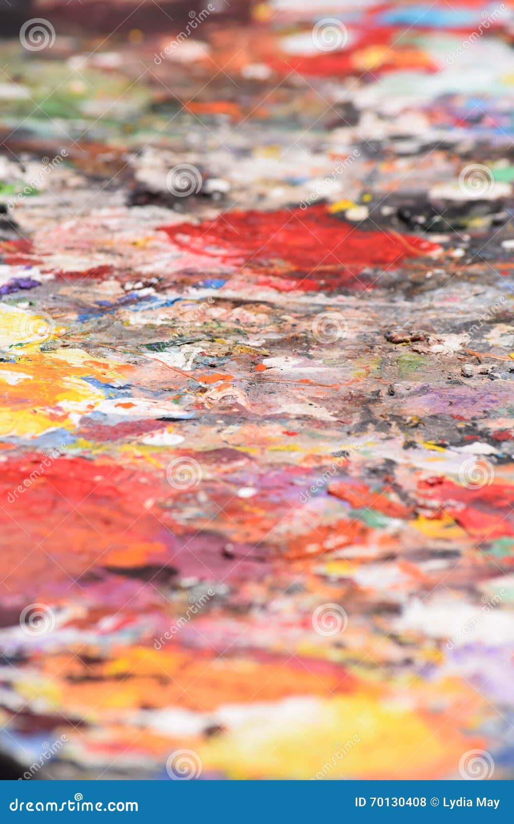 Abstract of a Painters Pallet Stock Photo - Image of painter, artist ...