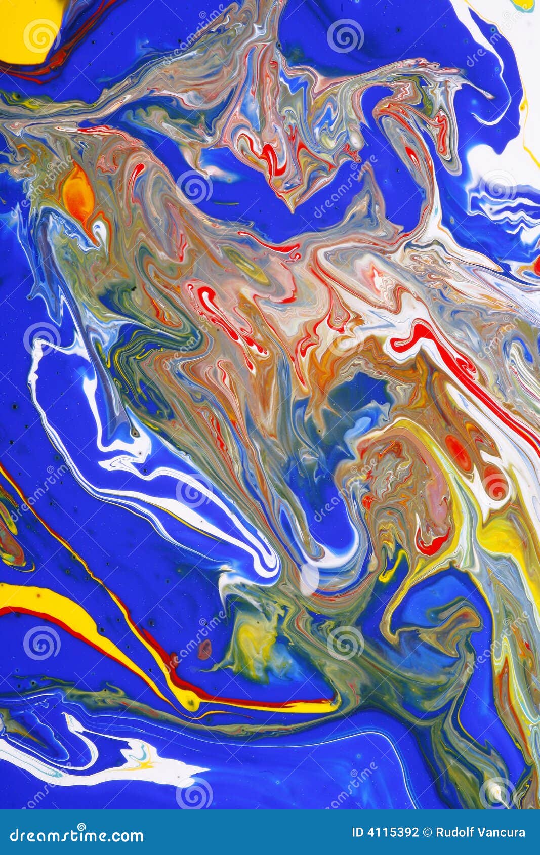 Abstract Painting stock photo. Image of mixing, green - 4115392