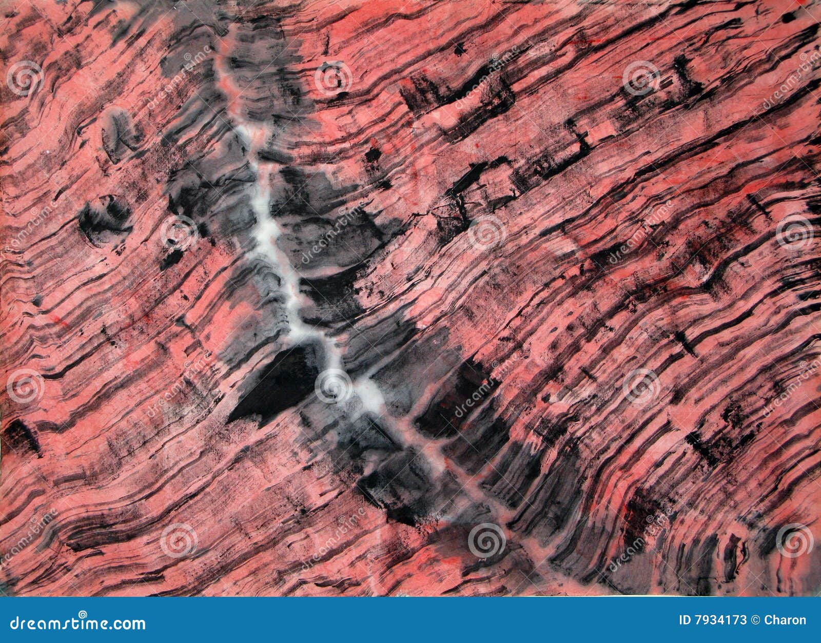 Abstract Painting Art Brush Texture Stock Illustration - Illustration ...