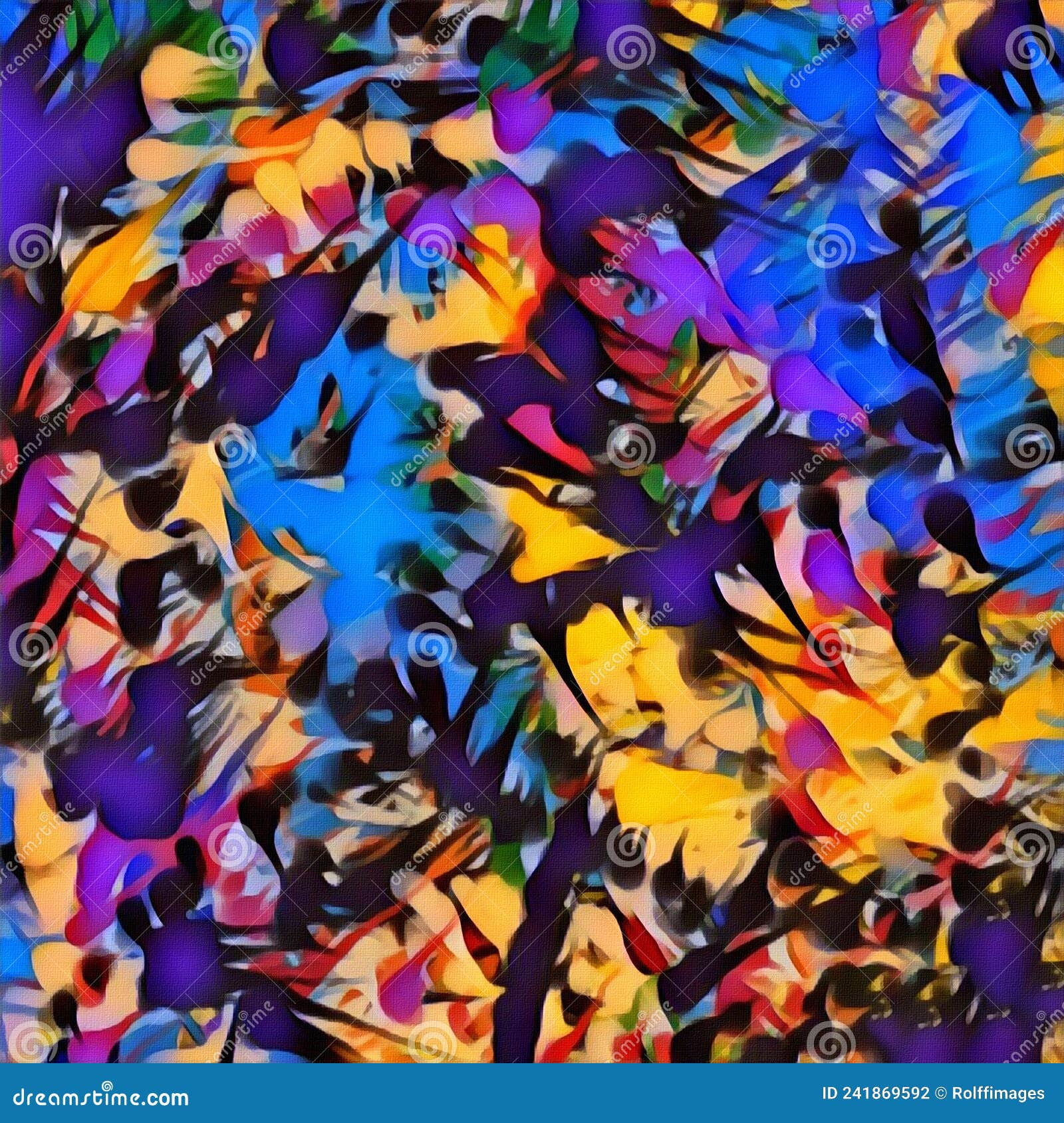 Abstract Painting. Brush Strokes Stock Illustration - Illustration of ...