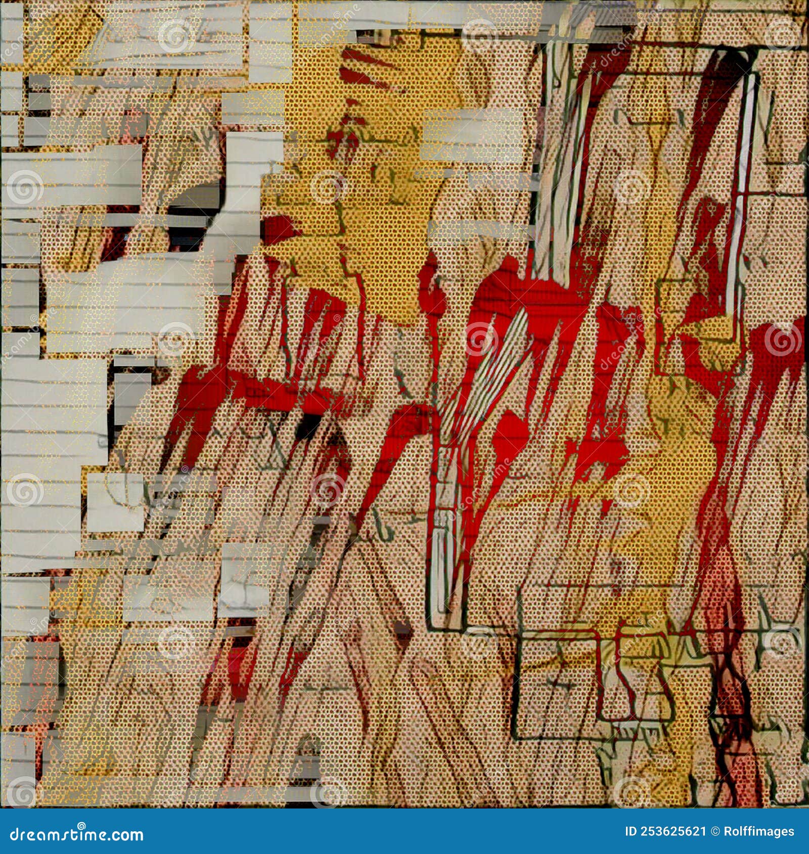 Abstract Painting. Brush Strokes Stock Illustration - Illustration of ...