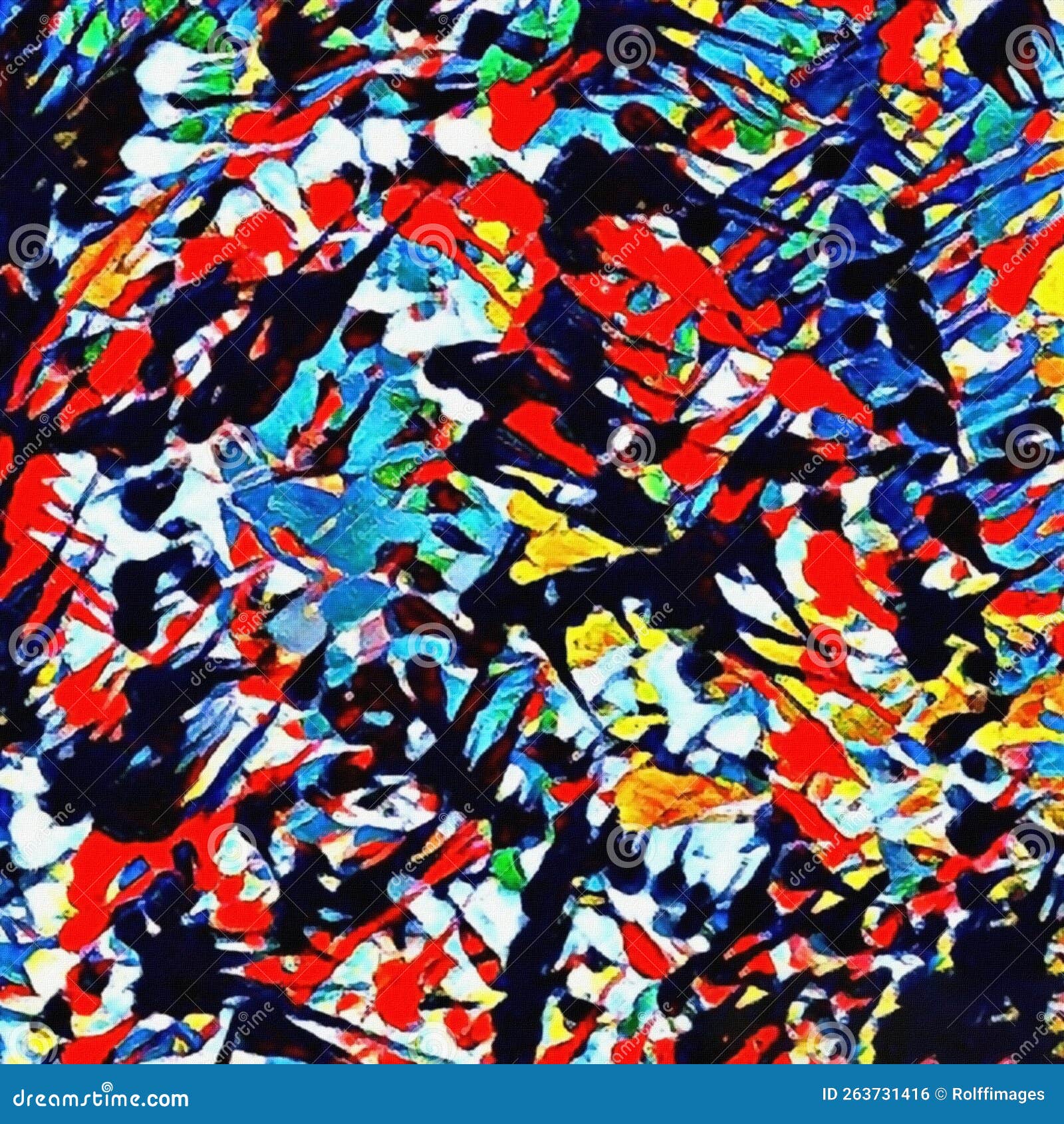 Abstract Painting. Brush Strokes Stock Illustration - Illustration of ...