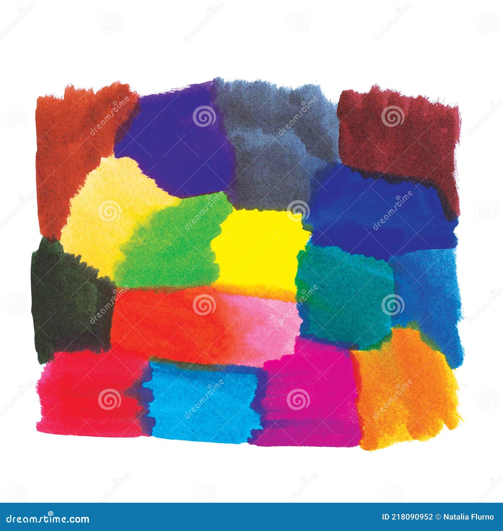 Colored Spots. CMYK Cartoon Vector | CartoonDealer.com #31472045