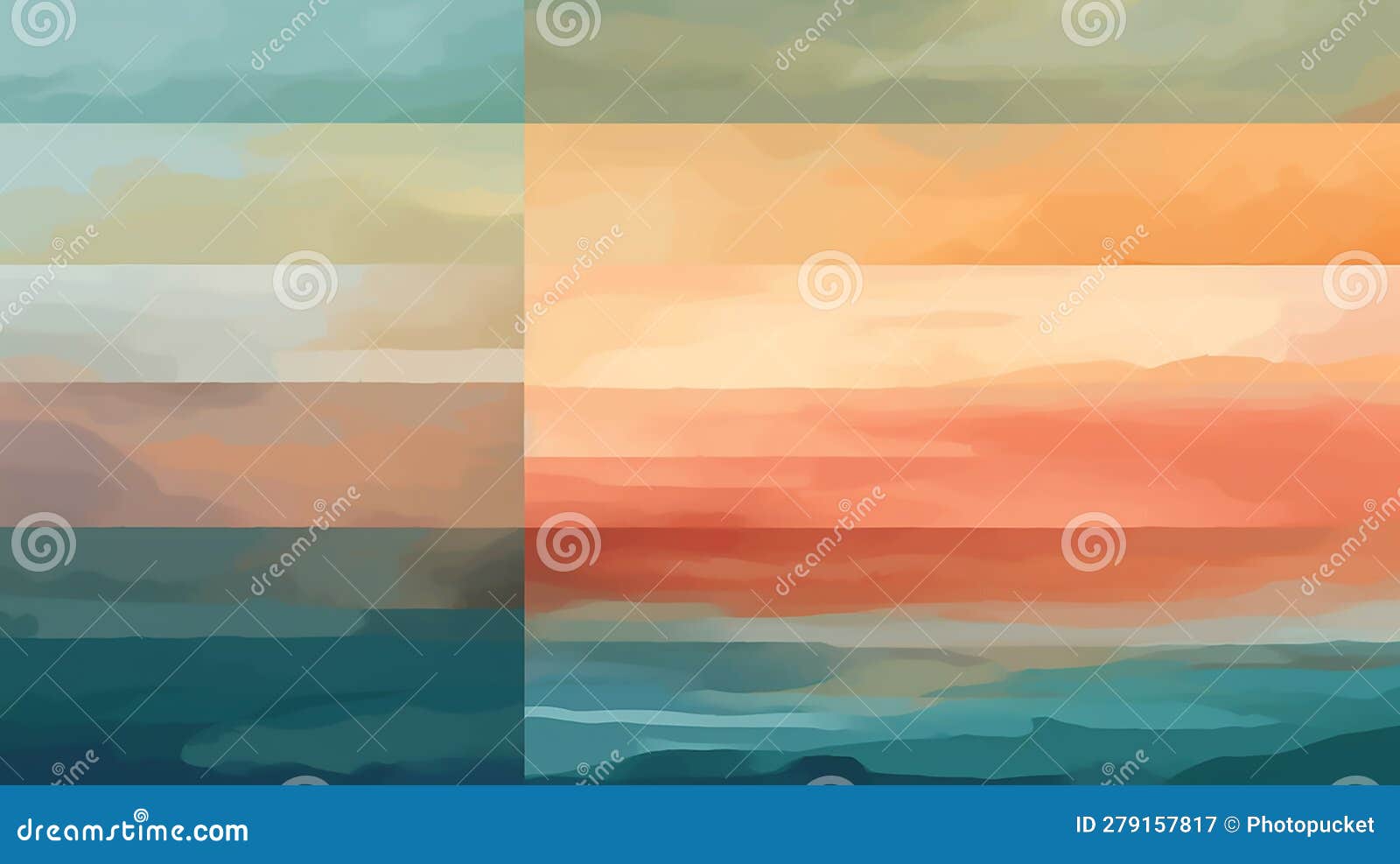 Abstract Painting With A Harmonious Color Palette Royalty-Free Stock ... Abstract Painting With A Harmonious Color Palette Royalty-Free Stock ...