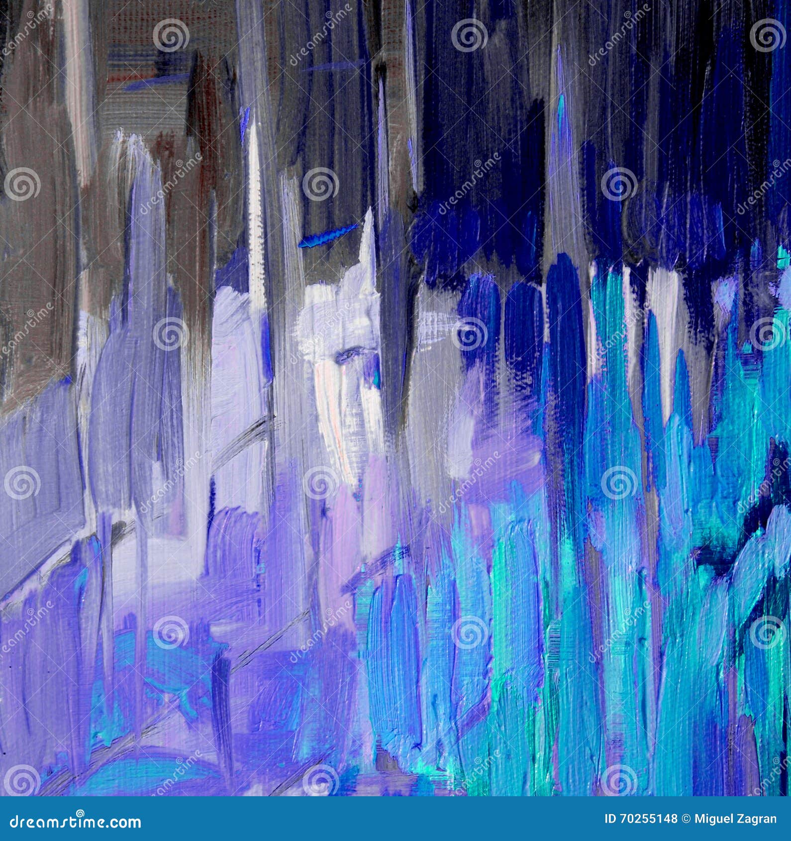 Abstract Painting for an Interior, Illustration, Background Stock ...