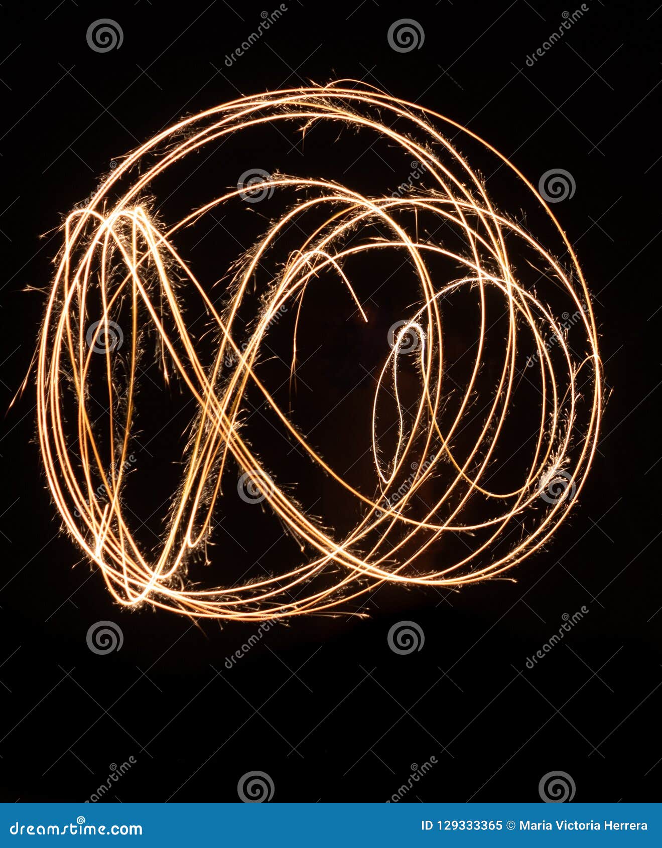 Painting Infinity with Light Stock Image - Image of challenge, acrobat ...