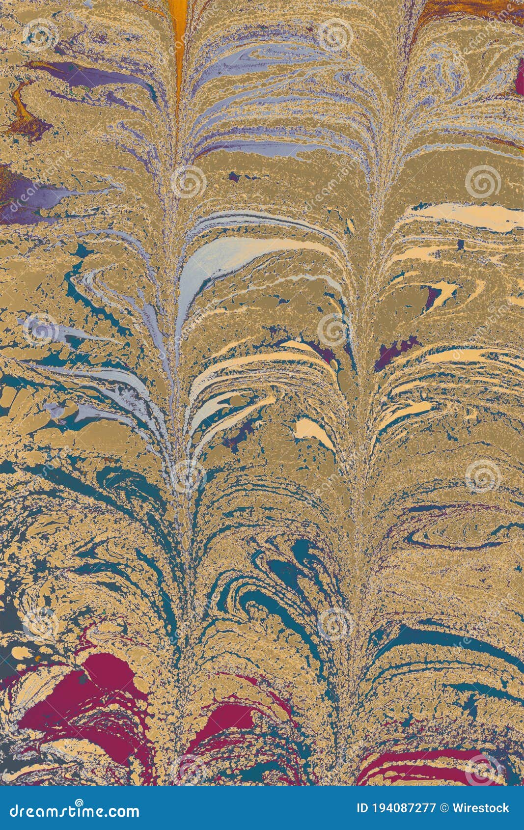 Abstract Painting with a Mixture of Different Colors- Perfect for ...