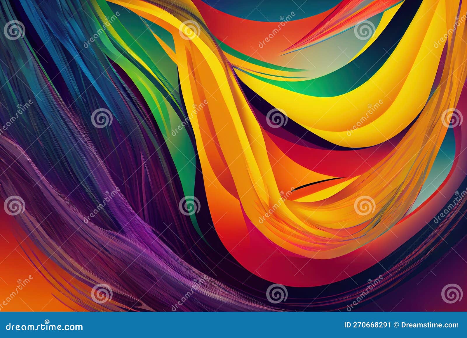Abstract Painting Multicolor Texture Background. Stock Illustration ...
