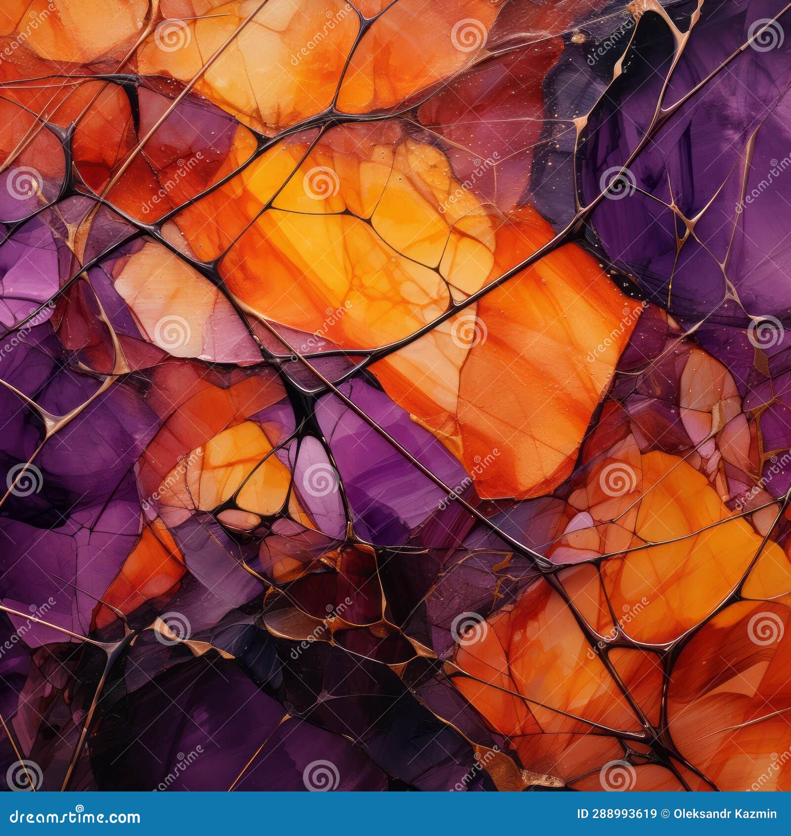 An Abstract Painting of Orange and Purple Texture Wallpaper Stock ...