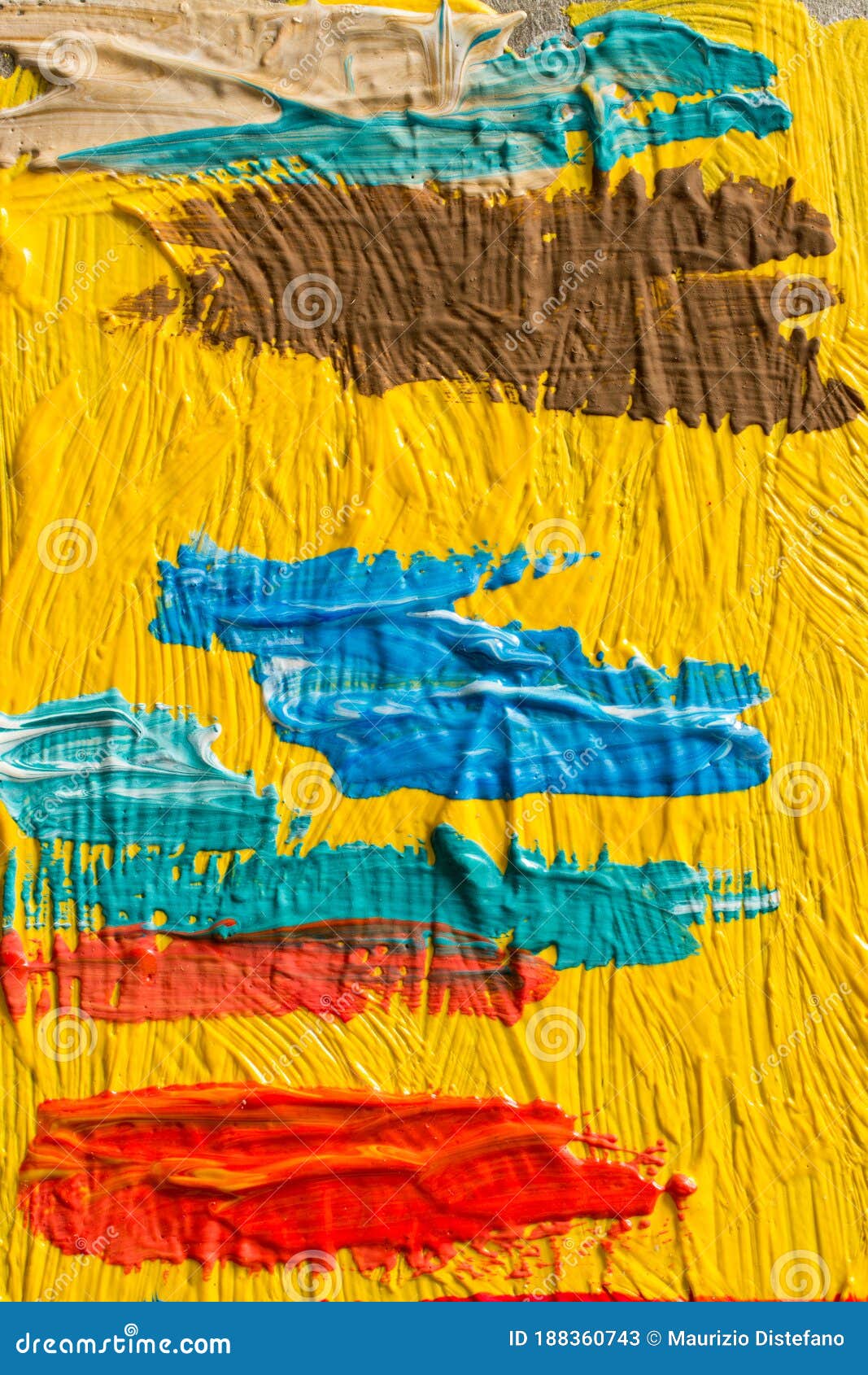 Abstract Painting Poster. Background for a Painter Exhibition Stock ...