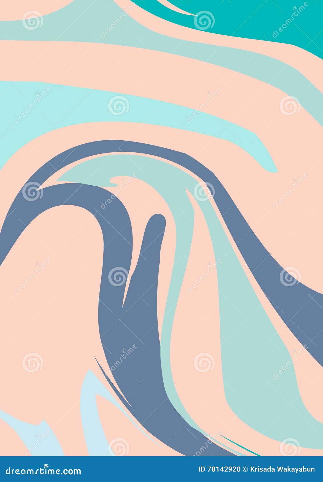 Abstract Painting Template. Stock Vector - Illustration of marbling ...