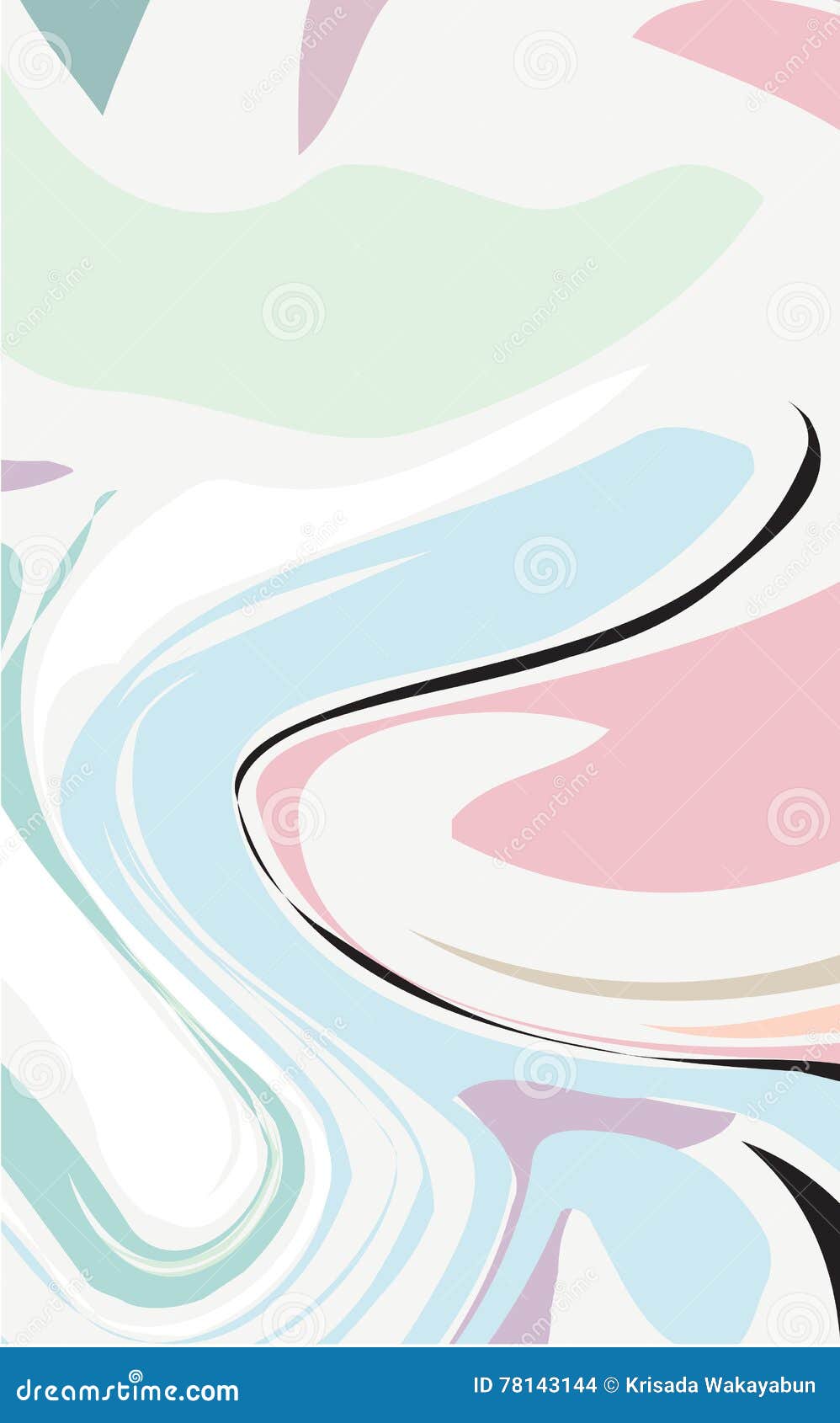 Abstract Painting Template. Stock Vector - Illustration of greeting ...