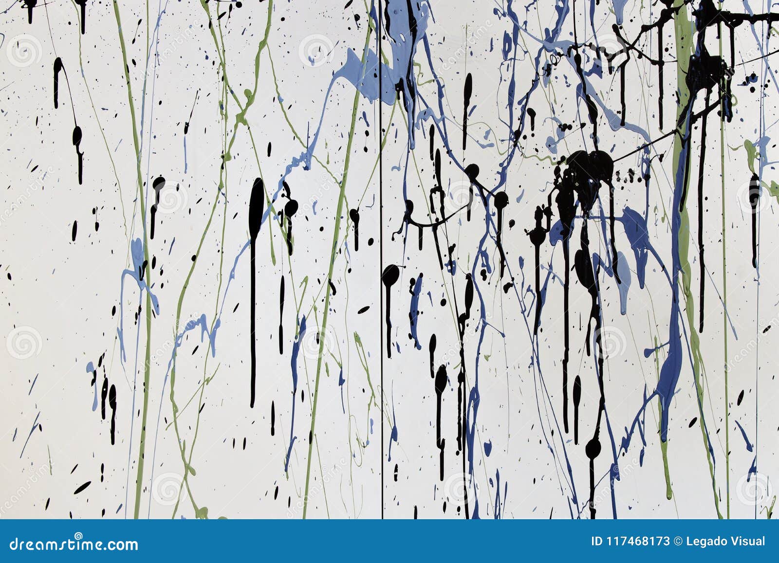 Expressionism Wallpaper Texture on White Canvas Stock Image - Image of ...