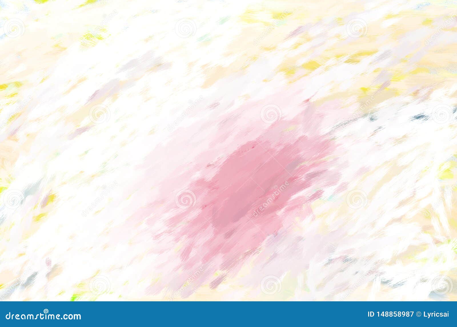 Abstract Painting Textured Background. Pastel Colored Impressionism ...