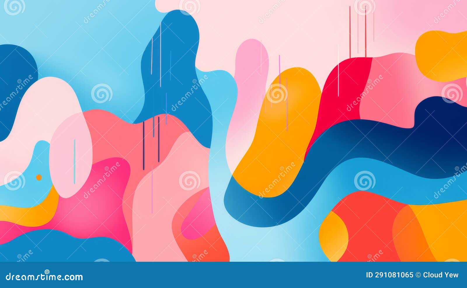 An Abstract Painting with Vibrant Colors and Intriguing Shapes Stock ... An Abstract Painting with Vibrant Colors and Intriguing Shapes Stock ...