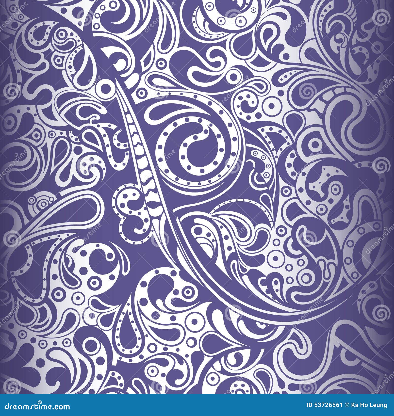 Abstract Paisley Pattern stock illustration. Illustration of abstract ...