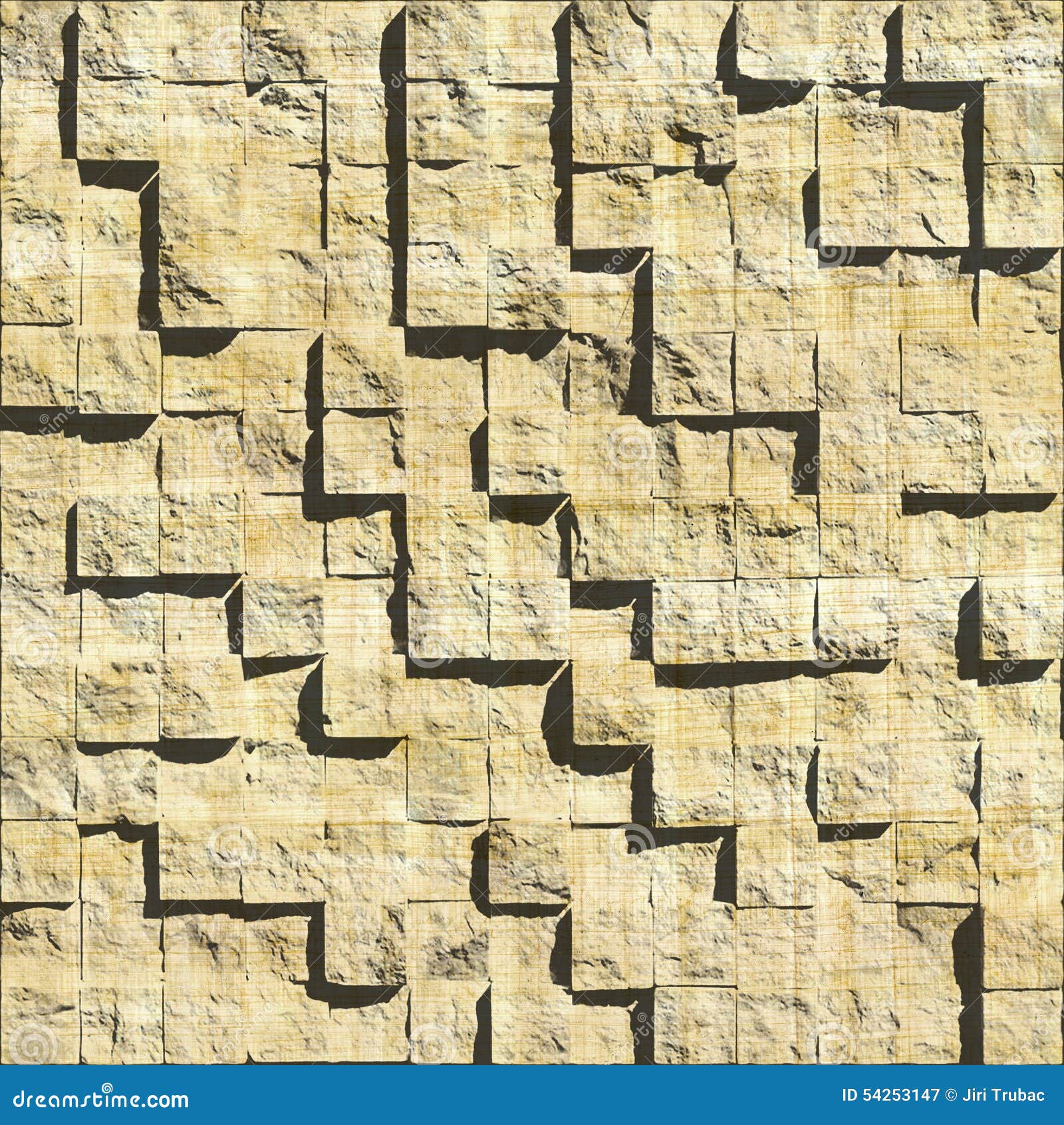 Abstract Paneling Pattern - Seamless Pattern - Papyrus Structure Stock ...