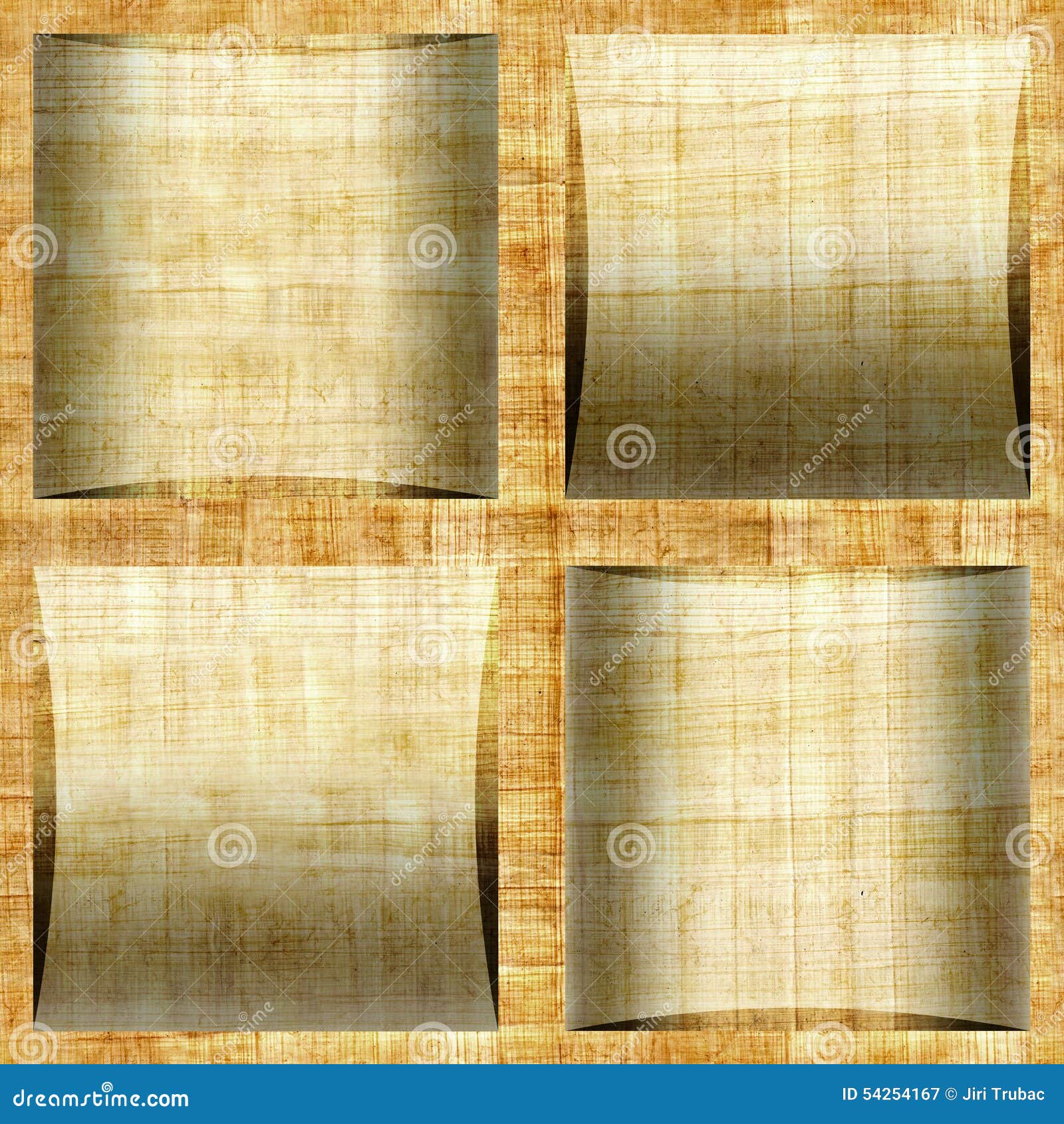 Abstract Paneling Pattern - Seamless Pattern - Papyrus Surface Stock ...