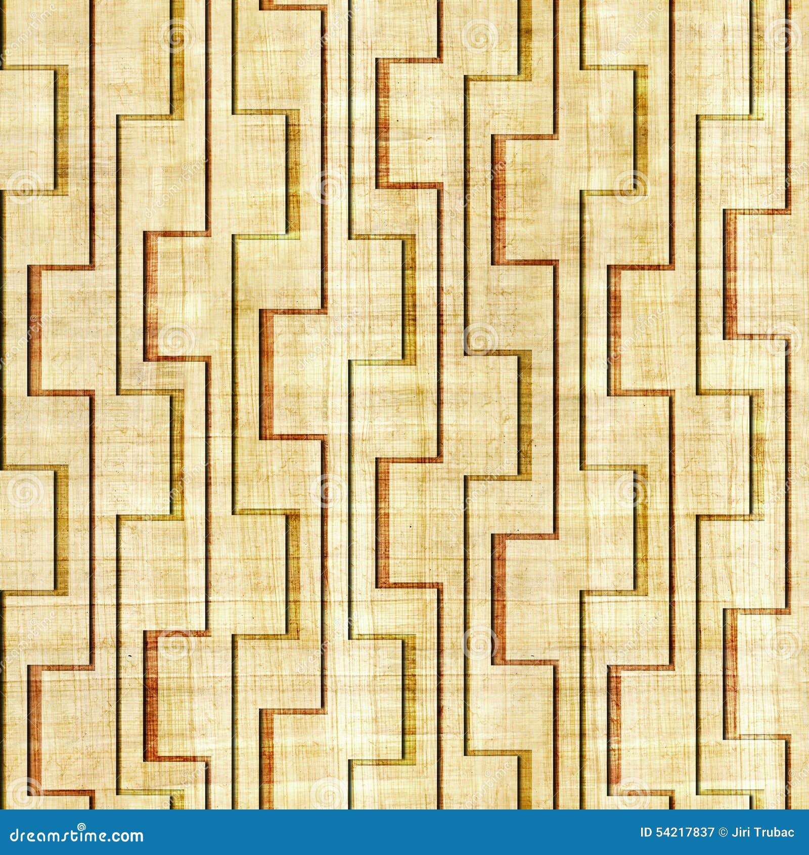 Abstract Paneling Pattern - Seamless Pattern - Papyrus Texture Stock ...
