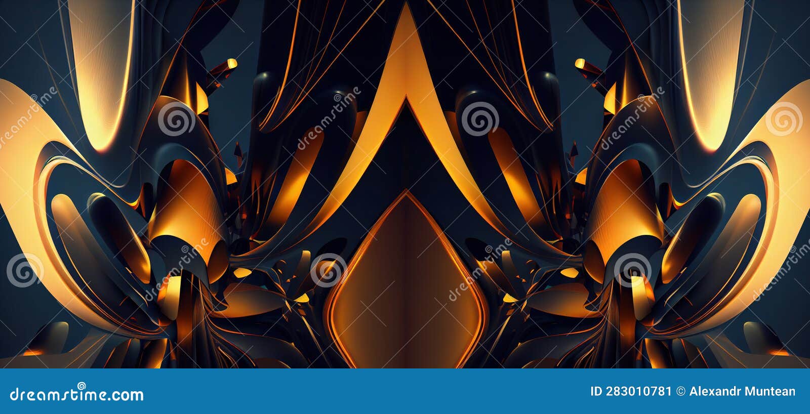 Abstract Panoramic Background. Stock Illustration - Illustration of ...