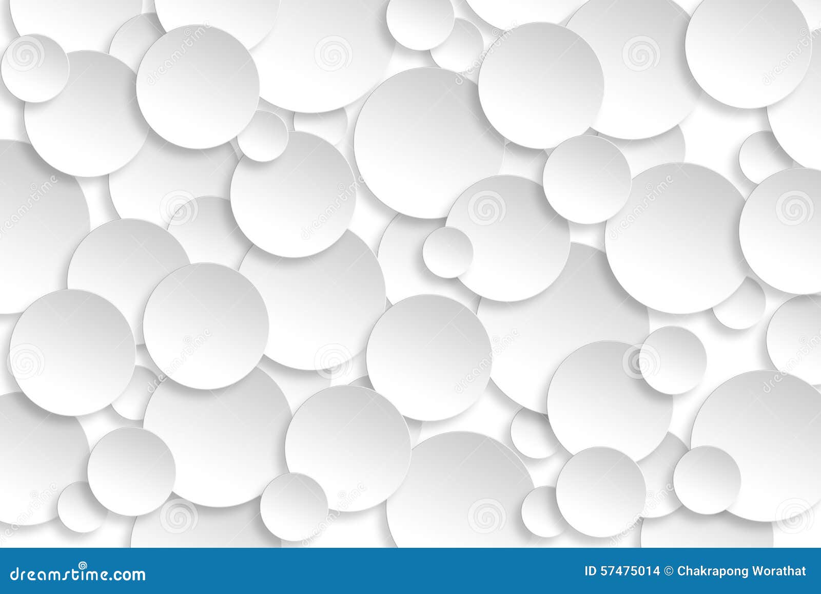 Abstract Paper Circle Design Silver Background Texture. Stock ...