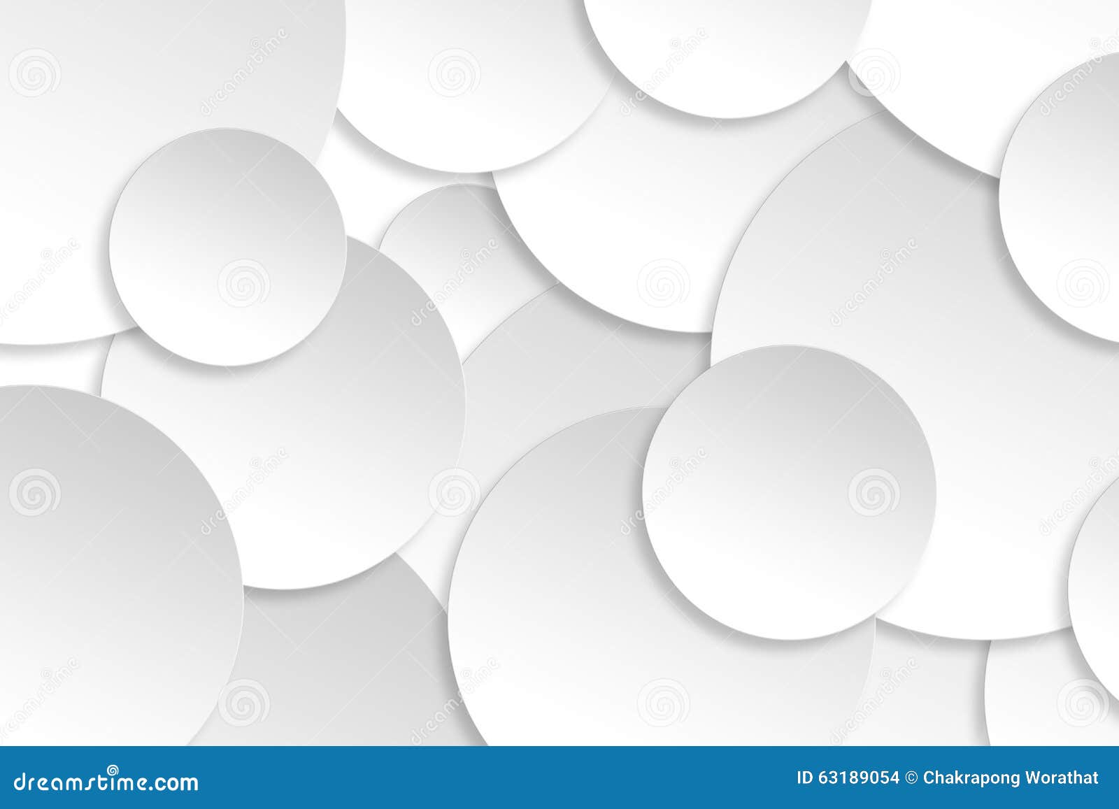 Abstract Paper Circle Design Silver Background Texture. Stock ...