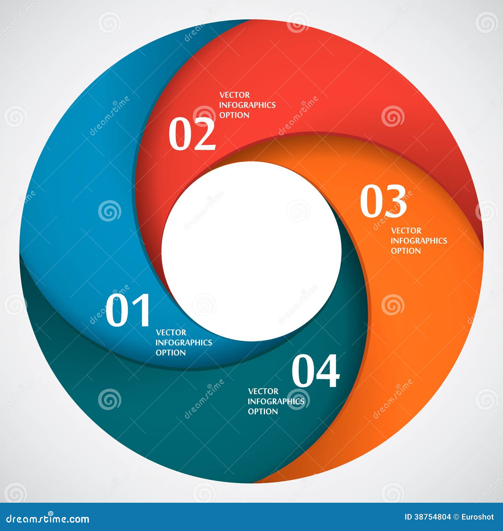 Abstract Paper Circle Shape Stock Vector - Illustration of abstract ...